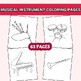 Printable Musical Instrument Coloring Pages for Creative Fun | TPT