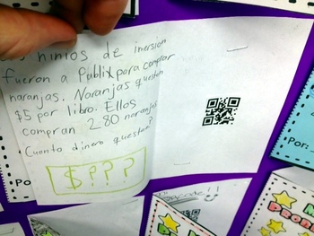QR Code Math Problem Fun - FREE by FlapJack Educational Resources