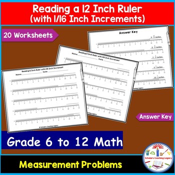 12 Inch Printable Rulers Teaching Resources | TPT