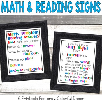 Math Problem Solving and Reading Writing Signs by Heather Johnson 33