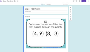 Slope Math Task Cards | Digital Google Slides Math Activity | TPT
