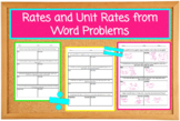 Solving Rates and Unit Rates Better Deal from Word Problems Activity
