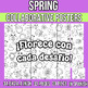 Spring Collaborative Poster Art Coloring Pages In Spanish -Spring Activity