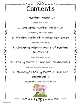 Spring Into Math Time {Contains 6 Differentiated Math Centers} by Amy ...