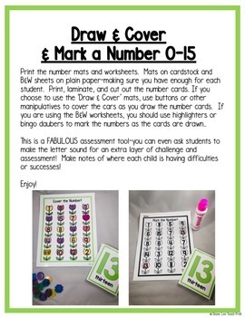 Spring Math Activities for Preschool & PreK - Spring Numbers Math Centers