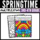 Spring Math Multiplication Color by Number Worksheets by Raven R Cruz