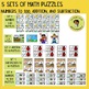 Spring Math Puzzles Math Center Activity Numbers Addition Subtraction April
