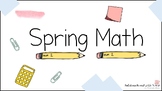 Spring Math Routine Visual by Molding Minds with Minis | TPT