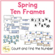 Spring Ten Frames Pre-K & Kindergarten April Ten Frame Mats | TPT