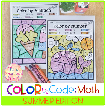 Results for summer math color by code | TPT