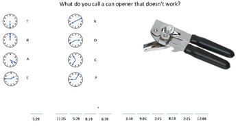 Time Math Riddles by Professor Pepperoni | TPT
