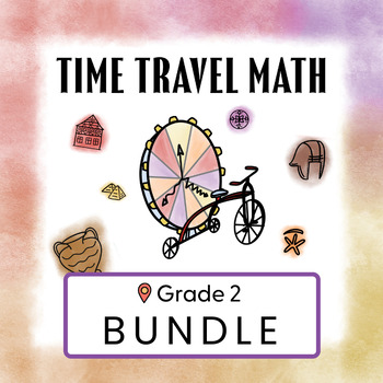 Time Travel Math Bundle - 2nd Grade Math Topic Introduction Lessons