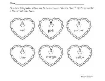 Valentine Heart Math by Lisa Morrow | Teachers Pay Teachers