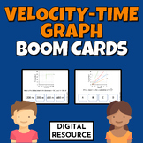 Velocity-Time Graphs Math Science Boom Cards No Prep Digital Resource