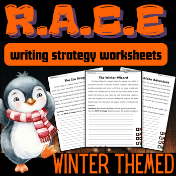 Winter Reading Comprehension & RACE / RACES Writing Strategy RACE ...